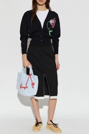 Kenzo Cardigan With Floral Motif