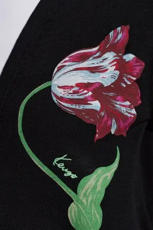 Kenzo Cardigan With Floral Motif