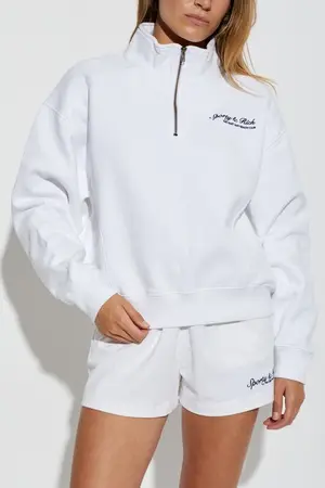 Sporty & Rich Beverly Hills Tennis Collection Sweatshirt - White