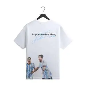 Kith X Messi For Adidas Football World Cup Graphic T-shirt - White