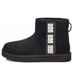 UGG Mini Side Logo Boot - Black