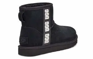 UGG Mini Side Logo Boot - Black