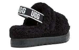 UGG Oh Fluffita Fur Slides - Black