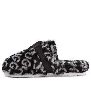 UGG Super Fluff Slipper - Black/white