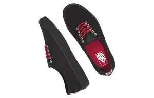 VANS Authentic Low-top Sneakers - Black/red