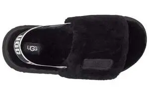 UGG Disco Slide Platform Slippers - Black