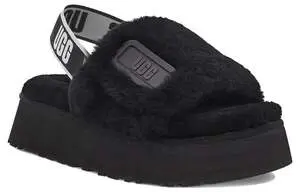 UGG Disco Slide Platform Slippers - Black