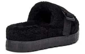 UGG Fluffita Thick Sole Slipper - Black