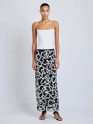Proenza Schouler Maite Skirt - White Multi