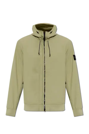 Stone Island Jacket With Hood - Green