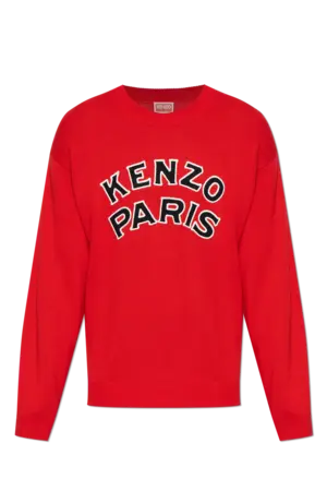 Kenzo Logo Crewneck Sweater - Red