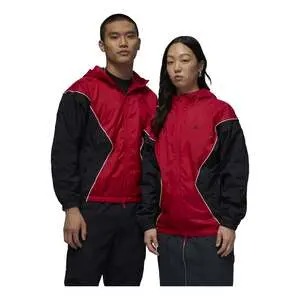 JORDAN As J Brk Draft Jacket - Black/red