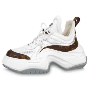 LOUIS VUITTON Archlight 2.0 Platform Sneakers - White/brown/grey