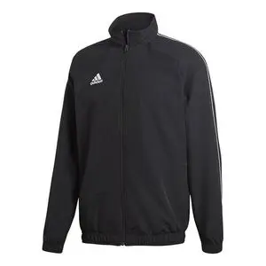 Adidas Logo Printing Casual Track Jacket - Black