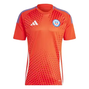 Adidas Chile 24 Home Soccer Jersey - Active Red