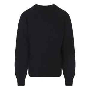AMI Paris Small Heart Logo Ribbed Crewneck