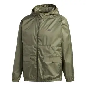 Adidas Originals Athleisure Zip-up Hooded Jacket - Green