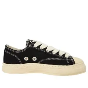 Mihara Yasuhiro Roy Past Sole Canvas Low Top Sneakers - Black