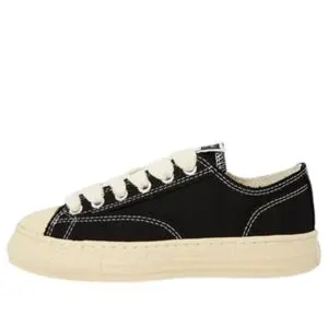 Mihara Yasuhiro Roy Past Sole Canvas Low Top Sneakers - Black