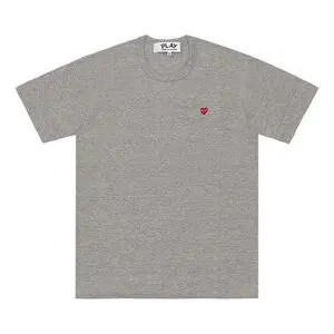 Play Comme Des Garcon Small Heart T-shirt - Grey