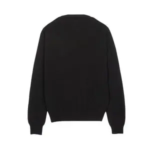 Play Comme Des Garcon X Invader Double Pixel Heart Knitwear - Black