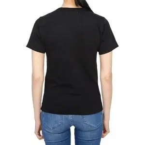 Play Comme Des Garcon Fw25 X Invader Heart T-shirt - Black