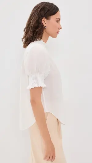 Rag & Bone Dakota Button Down Shirt - Bone