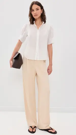Rag & Bone Dakota Button Down Shirt - Bone
