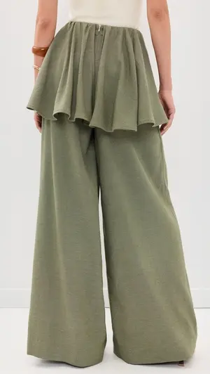 MARRAKSHI LIFE Peplum Wide Leg Pants
