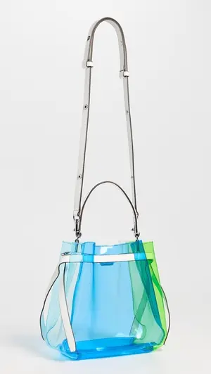Tory Burch Romy Colorblock Jelly Bucket Bag