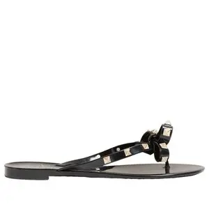 Valentino Garavani Rockstud Embellished Sandals - Black