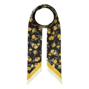 Valentino Garavani Ss26 Silk Scarf - Navy