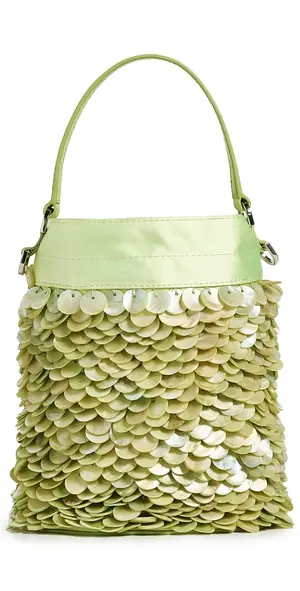 Staud Lila Mini Bucket Bag - Matcha