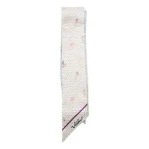 Valentino Garavani Ss26 Silk Scarf - Beige