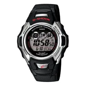 Casio G-shock Digital Watch - Black Silver