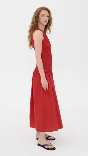 Faithfull The Brand Sanchia Midi Dress