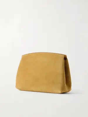 LIFFNER Pushlock Suede Clutch - Neutrals