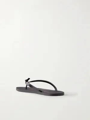 Saint Laurent Pool Leather Flip Flops