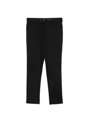 Karl Lagerfeld Tailored Trousers With Logo Patch - Black