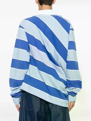 CHARLES JEFFREY Striped-pattern Polo Shirt
