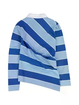 CHARLES JEFFREY Striped-pattern Polo Shirt