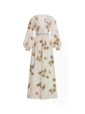 Agua Bendita Frambuesa Cordillera Maxi Dress - Neutrals