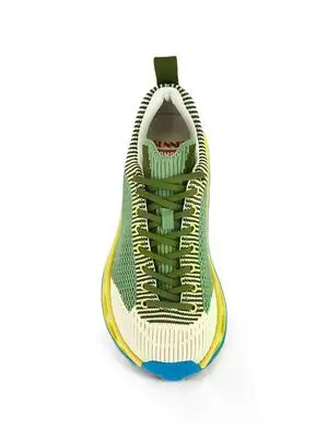 Camper X Sunnei Pelotissima Striped Knitted Sneakers