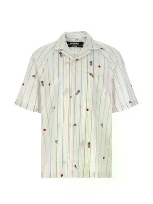 Jacquemus The Romarin Stripe Jacquard Shirt - Neutrals