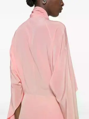 Stella McCartney Asymmetric Draped Sleeve Dress