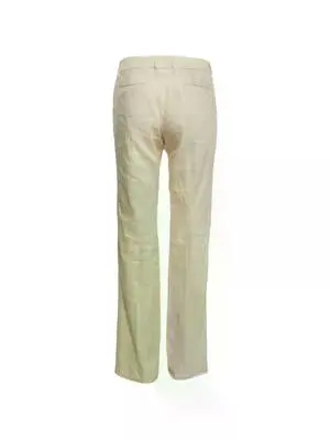 Dolce & Gabbana Cream Stripe Tailored Trousers