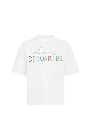 Dsquared2 1995 Embroidered Loose Fit T-shirt