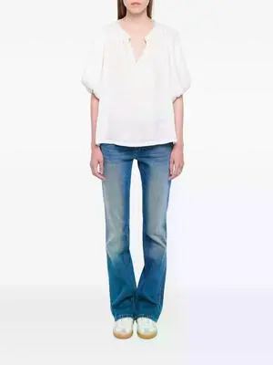 Zadig&Voltaire Satin Blouse - White