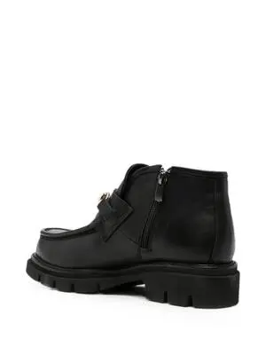 SERGIO MORETTI FIRENZE Ankle Boots With Horsebit Detail