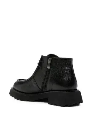 SERGIO MORETTI FIRENZE Zip-fastening Leather Desert Boots